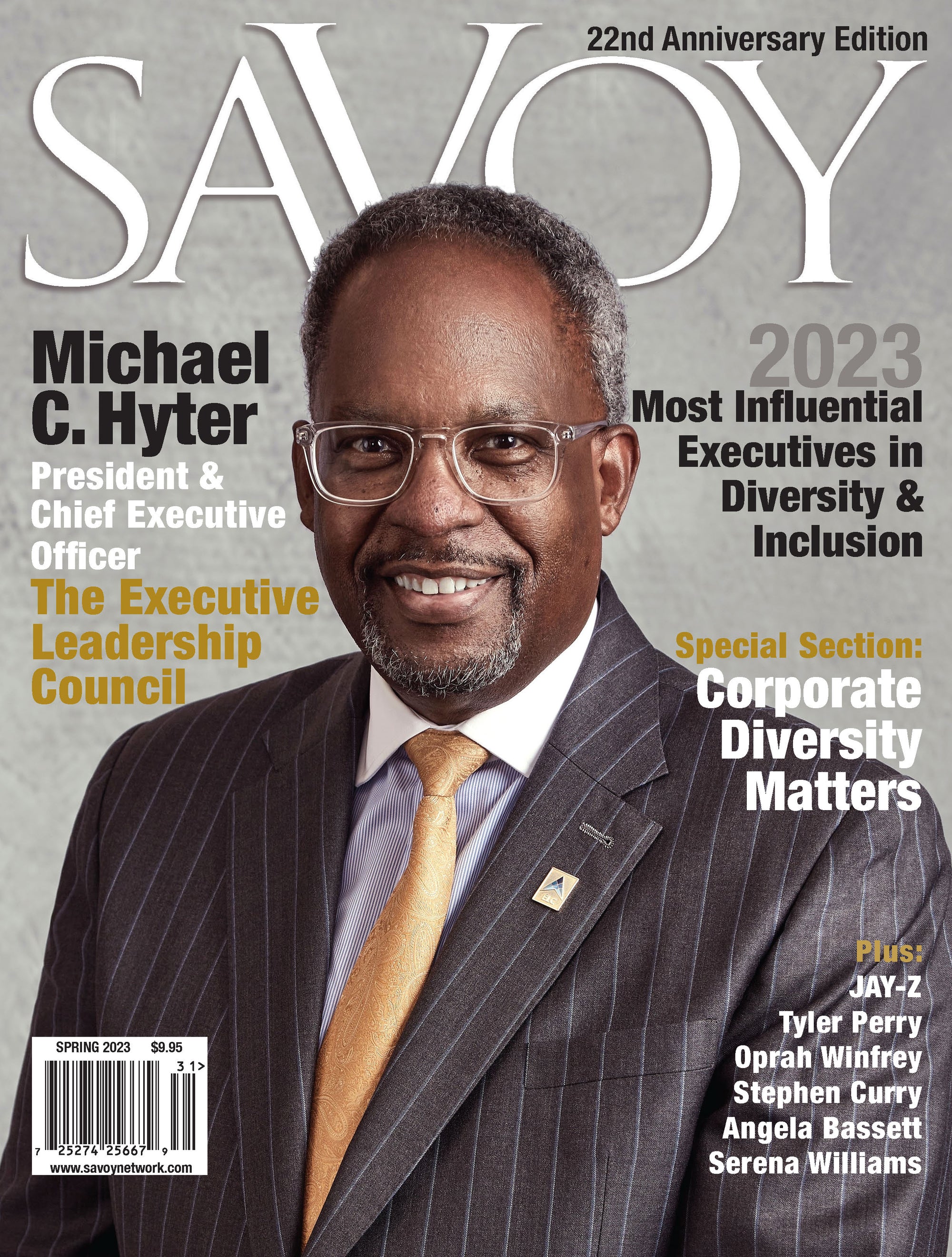 Savoy Spring 2023 - Michael C. Hyter Cover | Savoy Magazine